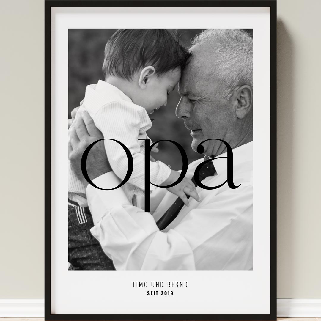 Fotoposter Opa | MY FAM POSTER