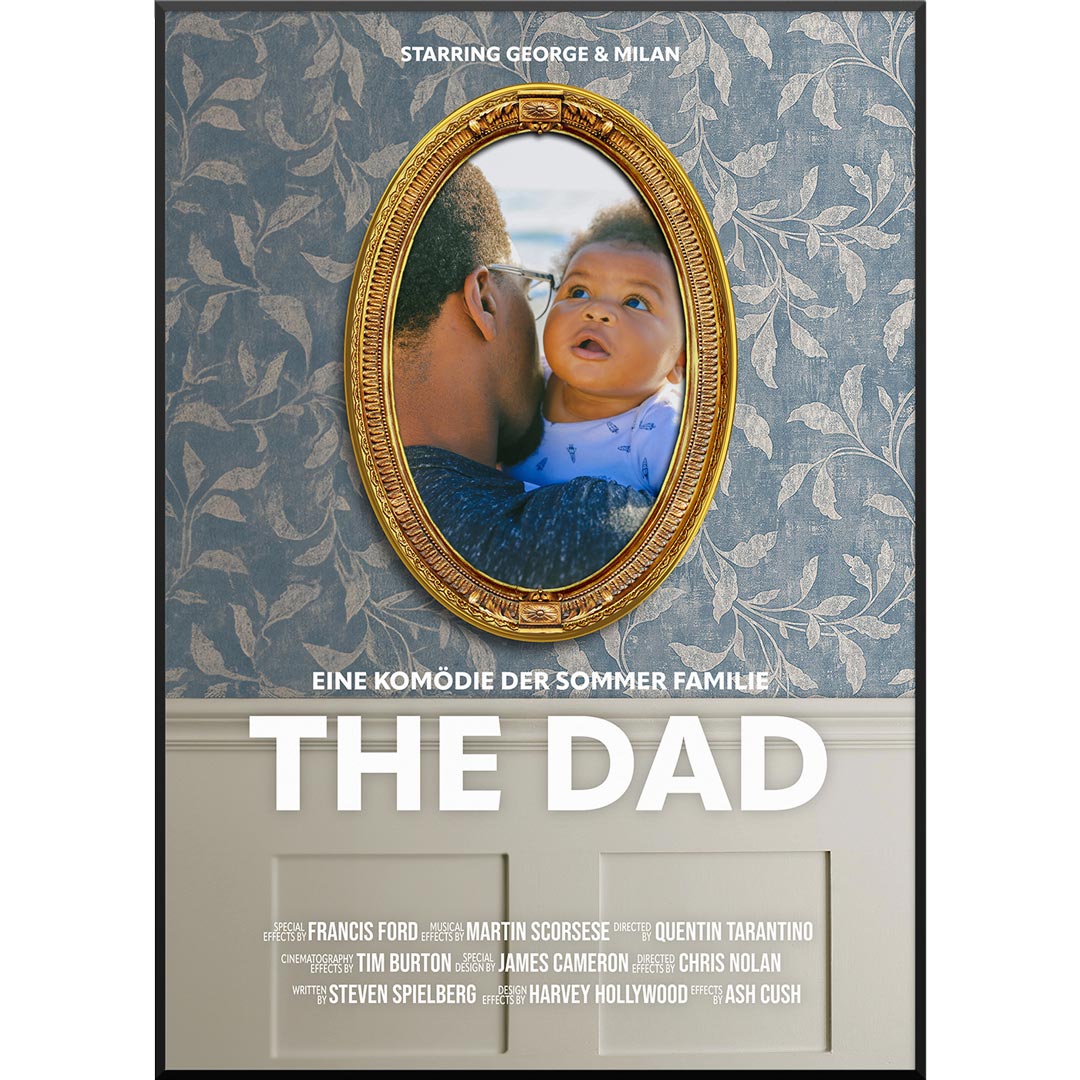 Filmposter The Dad | MY FAM POSTER – MY FAM POSTER - Personalisierte Poster