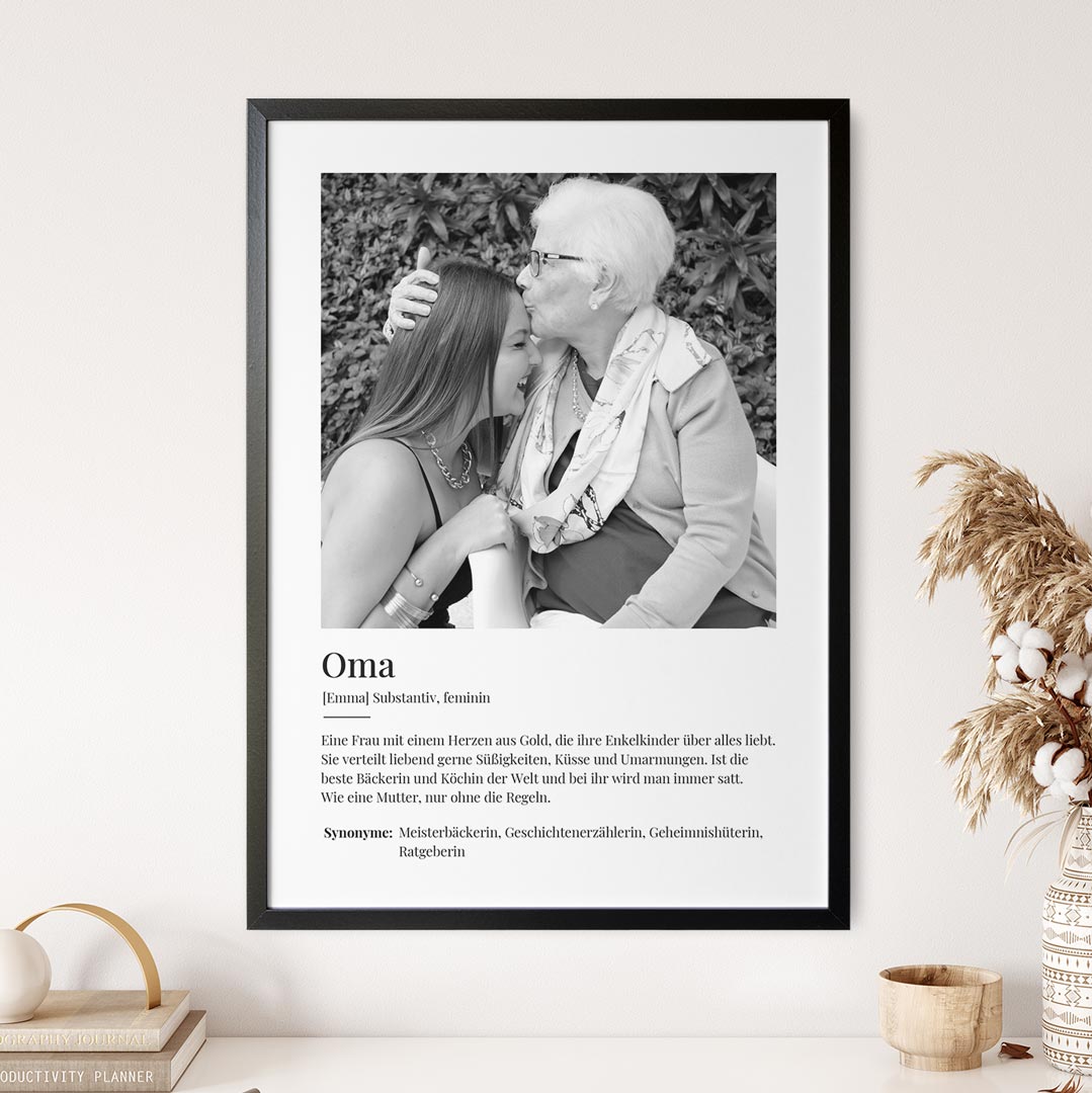 Fotoposter Definition Oma No3 | MY FAM POSTER