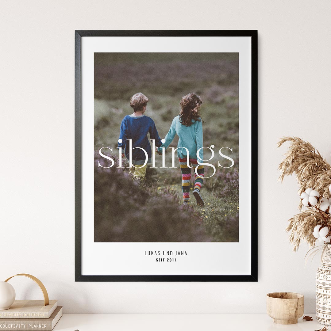 Fotoposter Siblings No4 | MY FAM POSTER