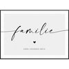 Personalisiertes Familie Script Poster | MY FAM POSTER