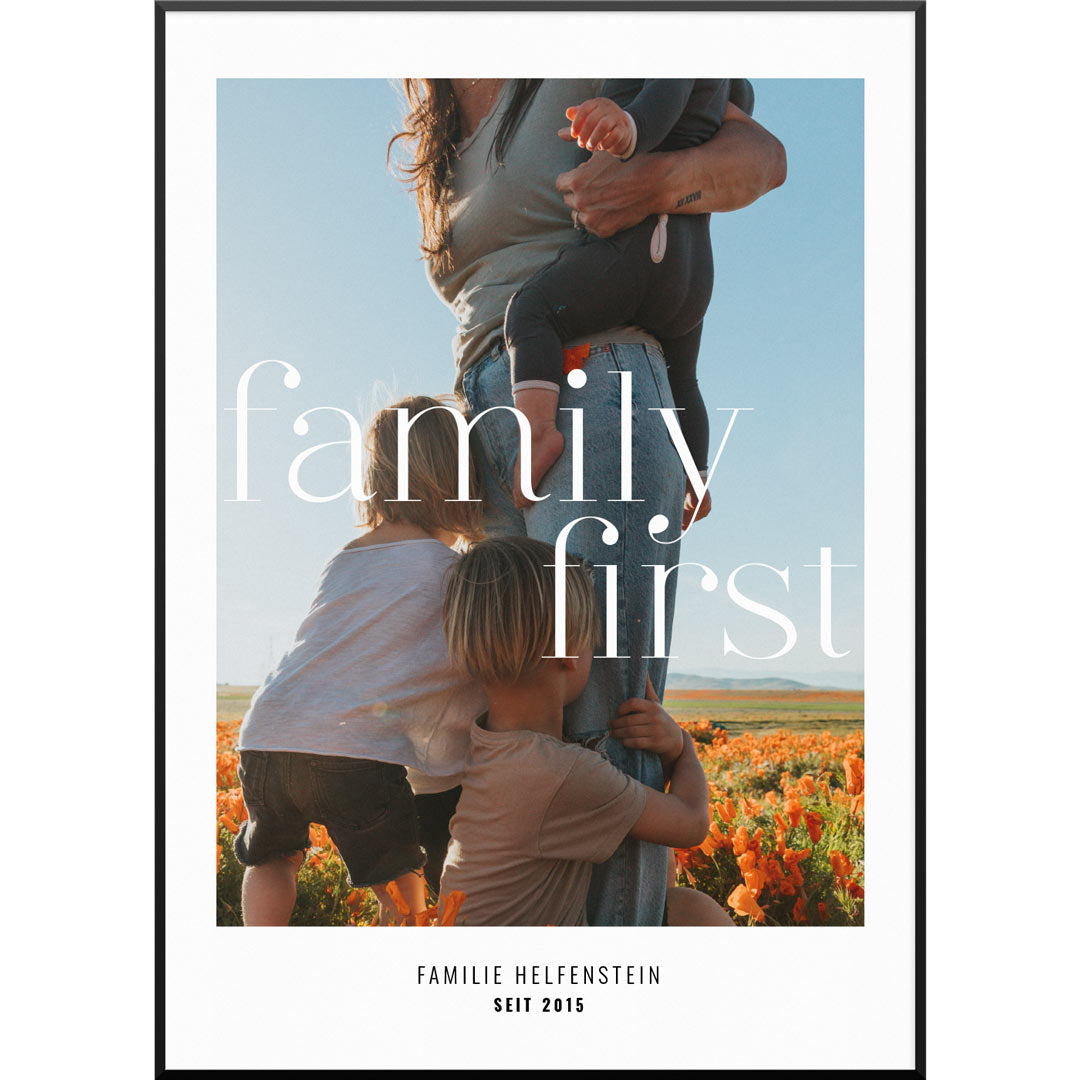Fotoposter Family First No3 | MY FAM POSTER – MY FAM POSTER ...