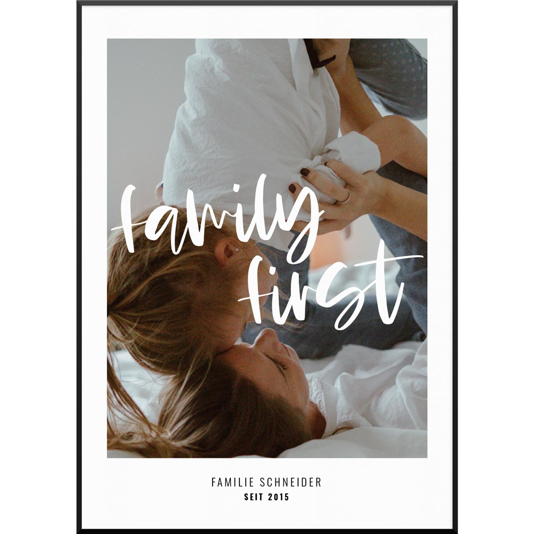 Fotoposter Family First No4 | MY FAM POSTER – MY FAM POSTER ...